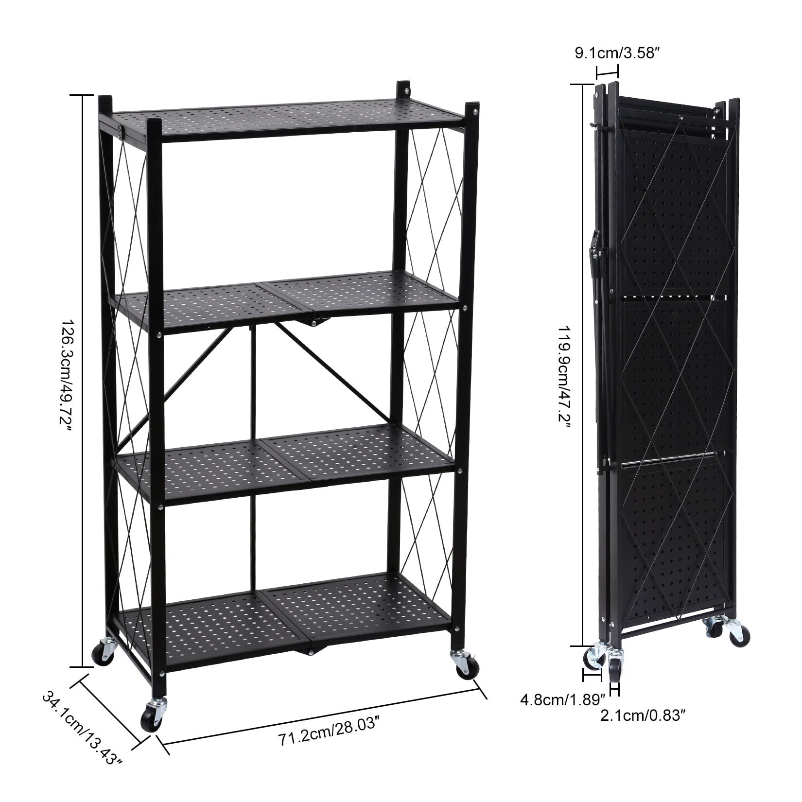 Smart Rack 4-Tier Storage System - Walmart.com
