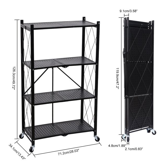 Smart Rack 4-Tier Storage System - Walmart.com