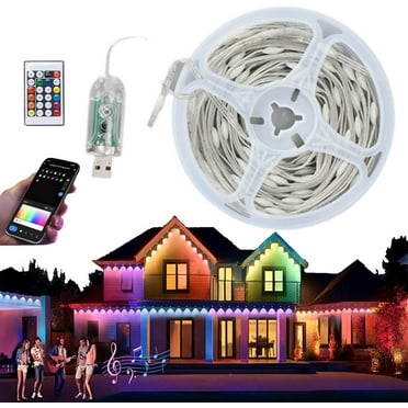 LILIANG Smart Rainbow LED Permanent Outdoor Light - Smartlight Strip ...