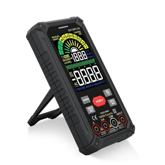 Smart Rechargeable Digital Multimeter True RMS 9999 Counts 1000V 10 ADC ...
