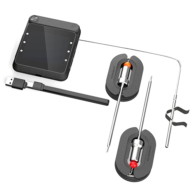 Smart Rechargeable Digital Wifi Wireless Remote Meat Barbecue BBQ ...