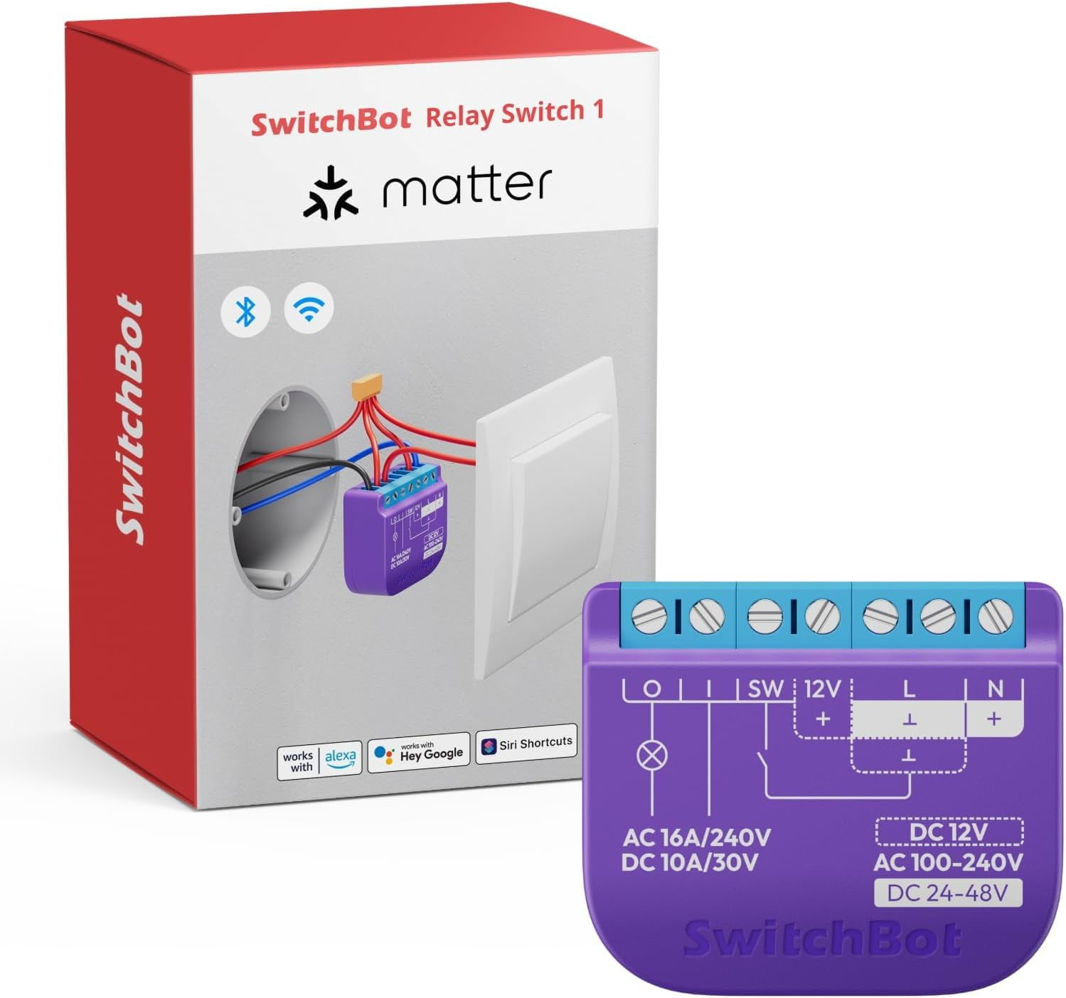 Smart Relay Switch 1,Smart Relay Module with Built-in Hub, Wi-Fi ...