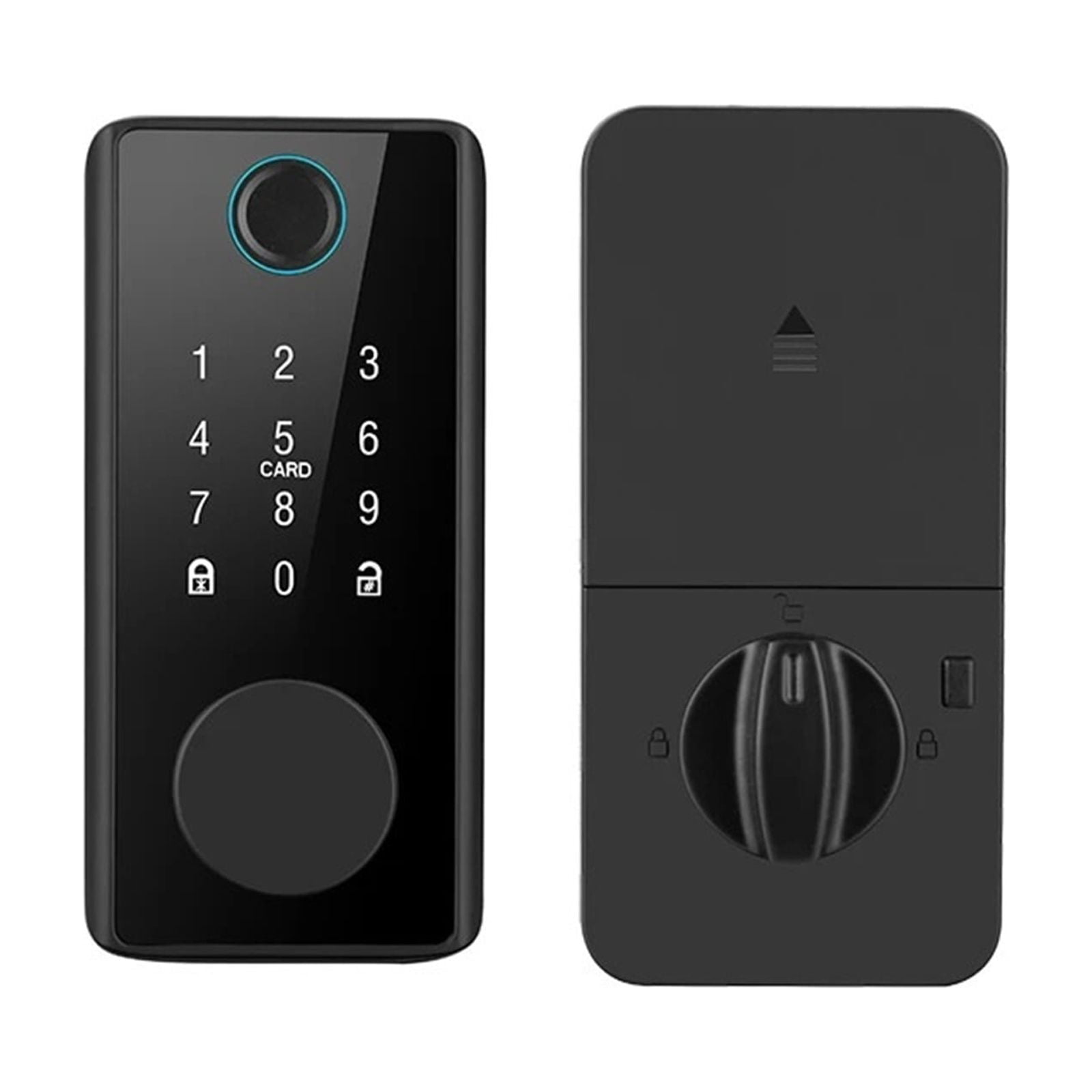 Smart Remote Control Fingerprint Password Card US Deadbolt Automatic ...