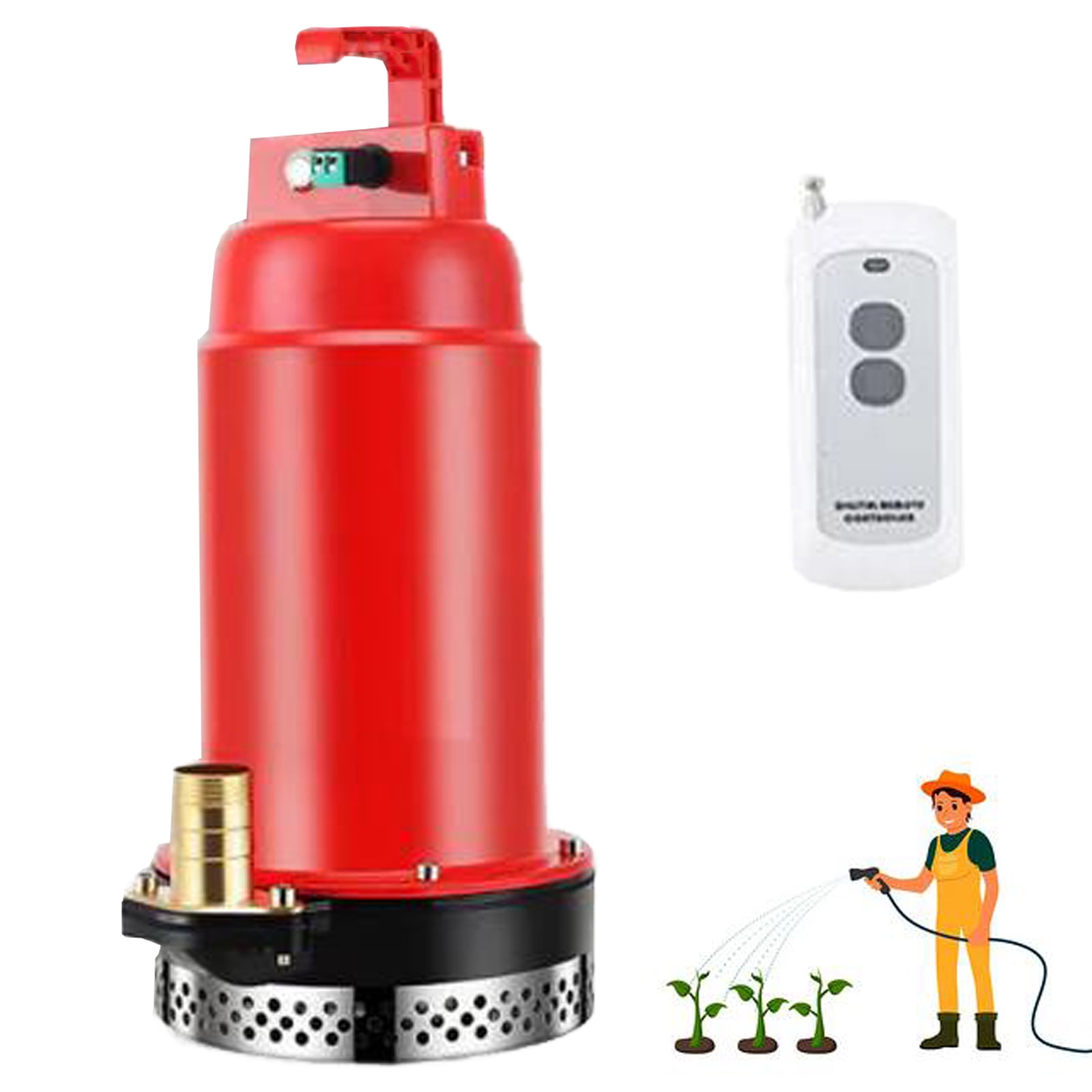 Smart Remote Control Pump with Water Hose, Remote Control Water Valve ...