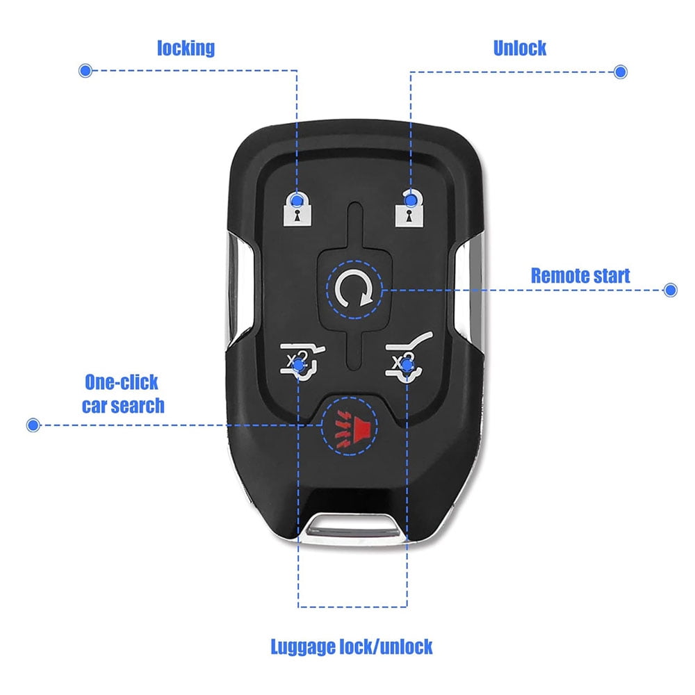 Smart Remote Key Fob 315 MHz HYQ1AA For Chevrolet Suburban Tahoe GMC ...