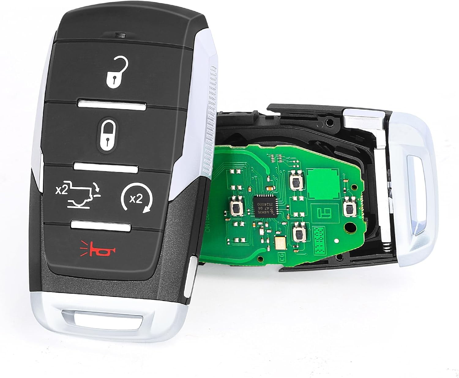 Smart Remote Key Fob Replacement for Ram 1500 2019 2020 2021 2022 2023 ...