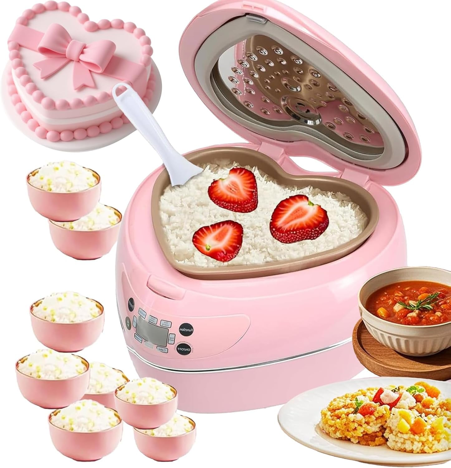 Smart Rice Cooker 8 Cup With Delay Preset Timer And Auto Thermostat ...