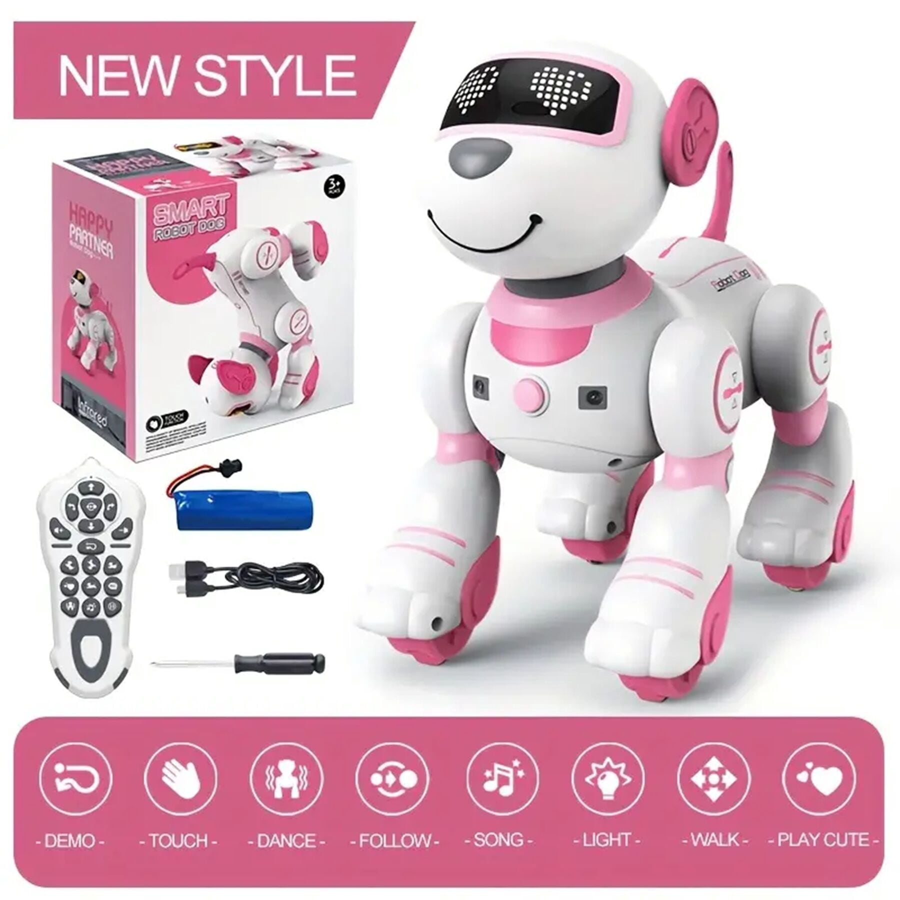 Smart Robot Dog - Electronic Pet with Intelligent Programming ...