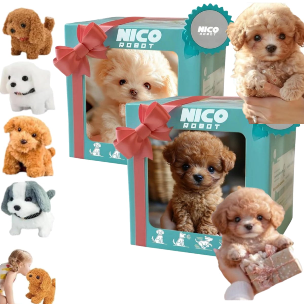 Smart Robot Dog - Robot Puppy, Nico My Best Realistic Robots Puppy, Robots Dogs That Acts Like a ...
