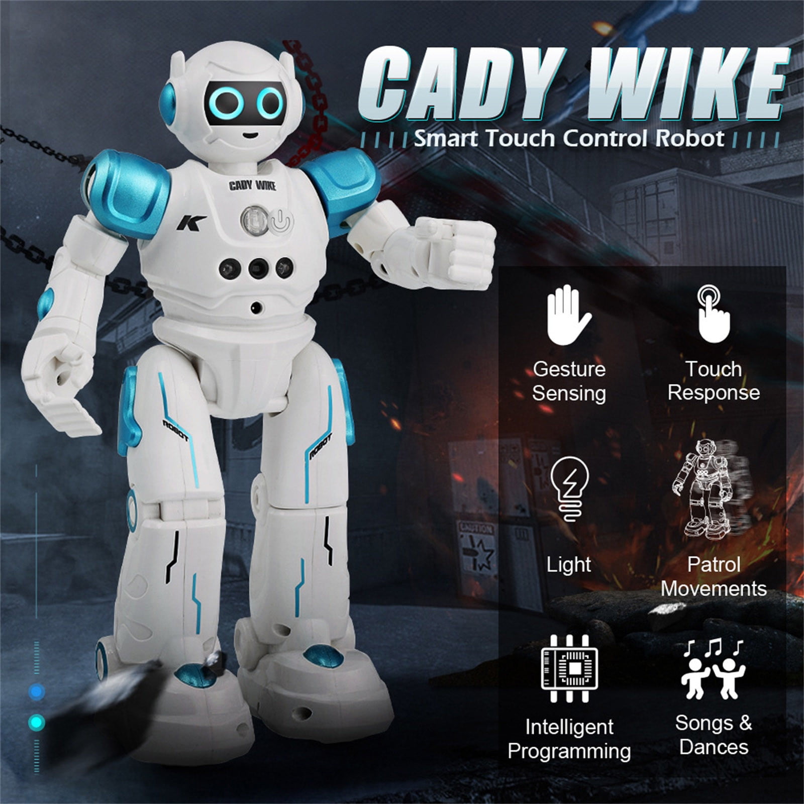 Smart Robot Gesture Sensing Smart Touching Control Figure Robot Singing ...