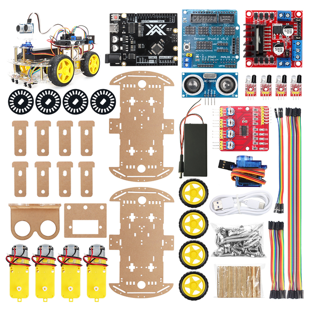 Smart Robot Kits For Programmable Big Public Electronics Automation ...