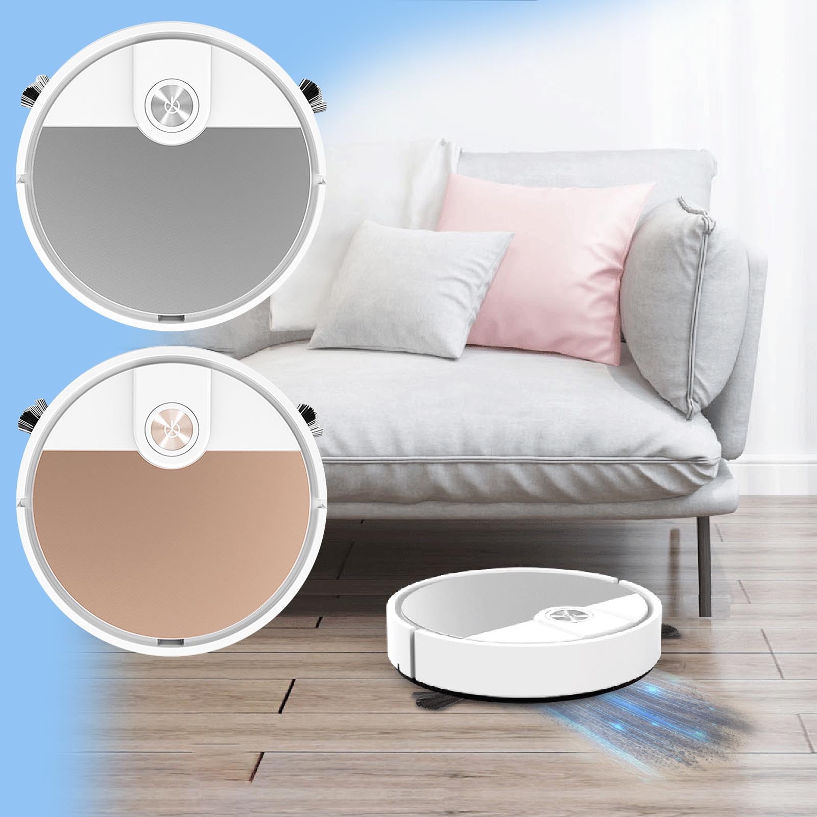Smart Robot Vacuum, APP Remote Control, 2-in-1 Sweeping Suction, Low ...