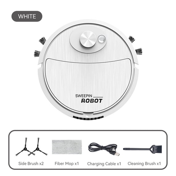 Smart Robot Vacuum Cleaner Toy, Auto Obstacle Avoidance Function, USB ...