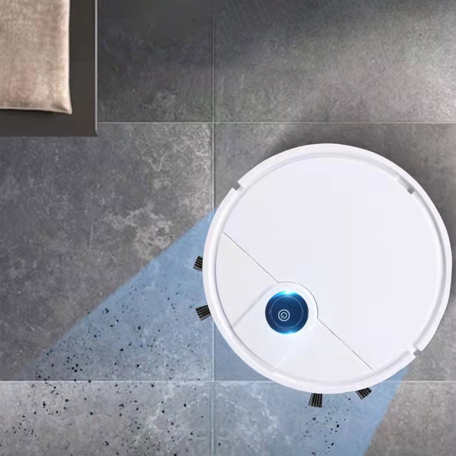 Smart Robotic Vacuum, 3-in-1 Automatic Sweeper, Rechargeable Suction ...