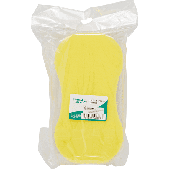 Smart Savers Multi-Purpose Sponge - Single Pack — Residential Use ...