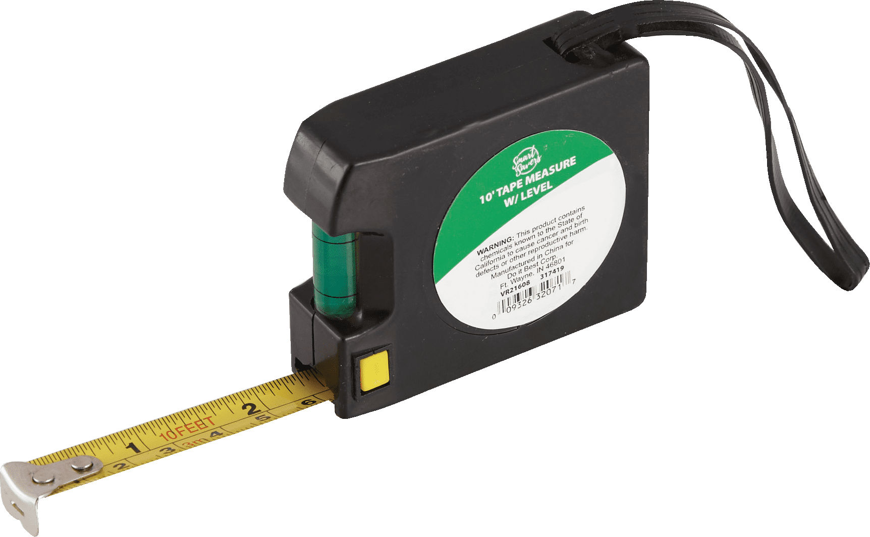 Smart Savers Tape Measure with Level - Single Pack — Residential Use ...