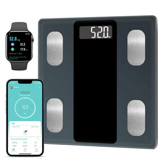 Smart Scale for Body Weight, Digital Bathroom Scale BMI Weighing ...