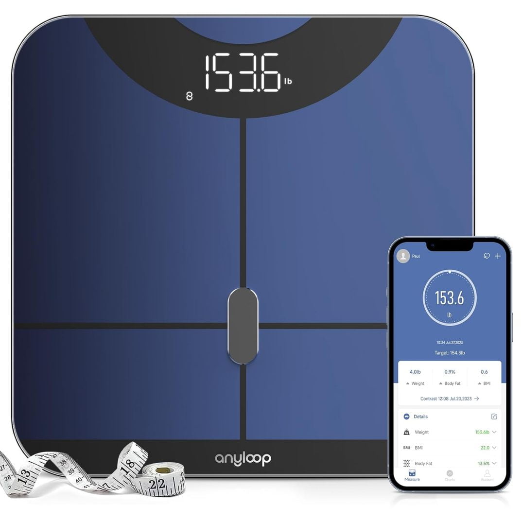Smart Scale for Body Weight and Fat Percentage, Accurate Weight Scale ...