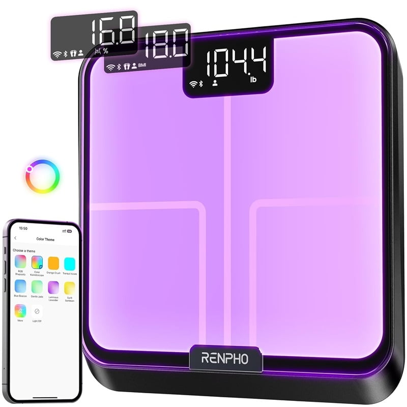 Smart Scale for Body Weight, Weight Scale with 7-in-1 Large Display for ...