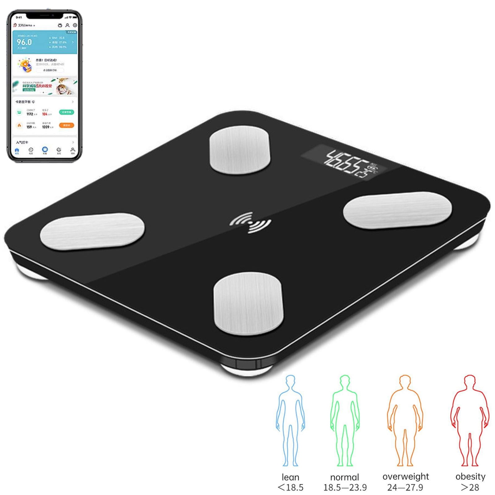 Smart Scale,Digital Scale,Digital Scales For Body Weight,Bluetooth Body ...
