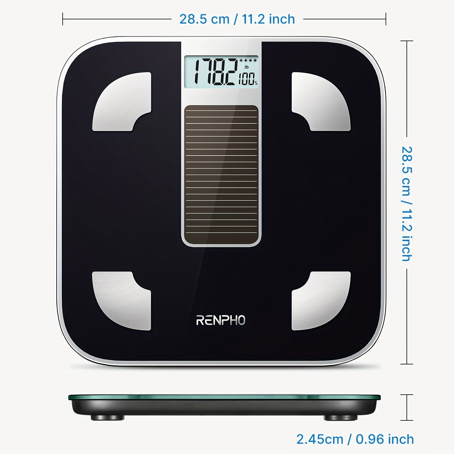 [Smart | Scale] Muxi Glory Smart Scale, 400lb Load, Extra Large Display ...