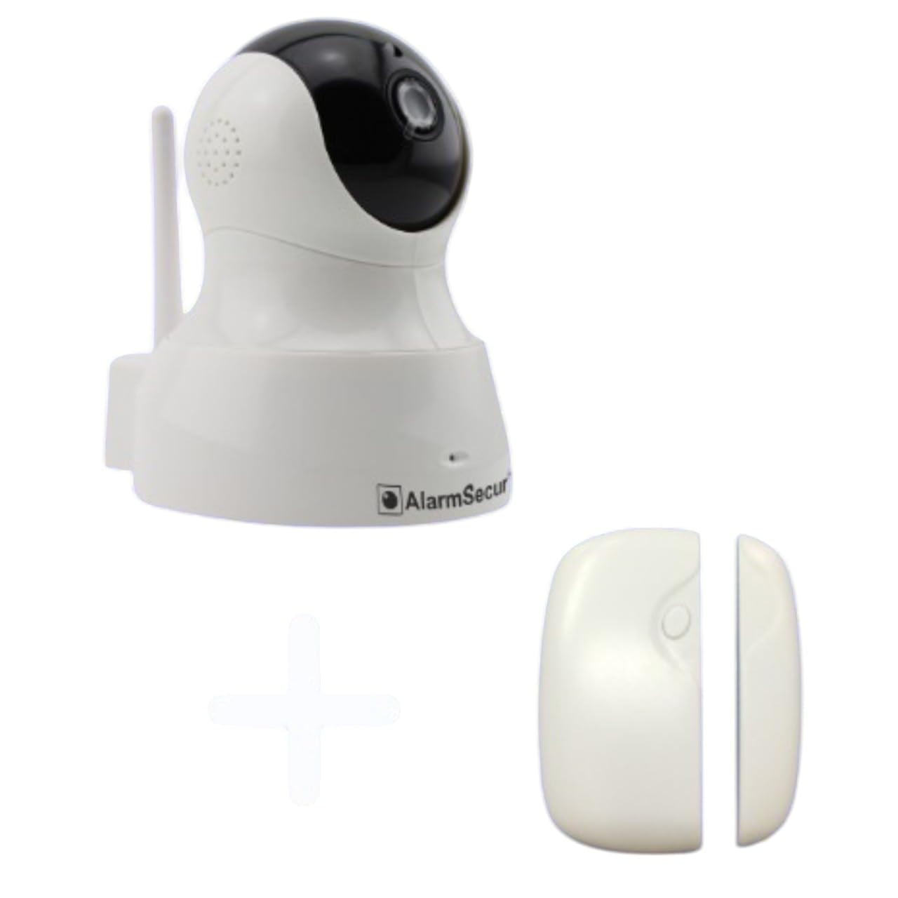 Smart Security Alarm System with Camera Magnetic Door SensorPower AdapterPower Cable and ...