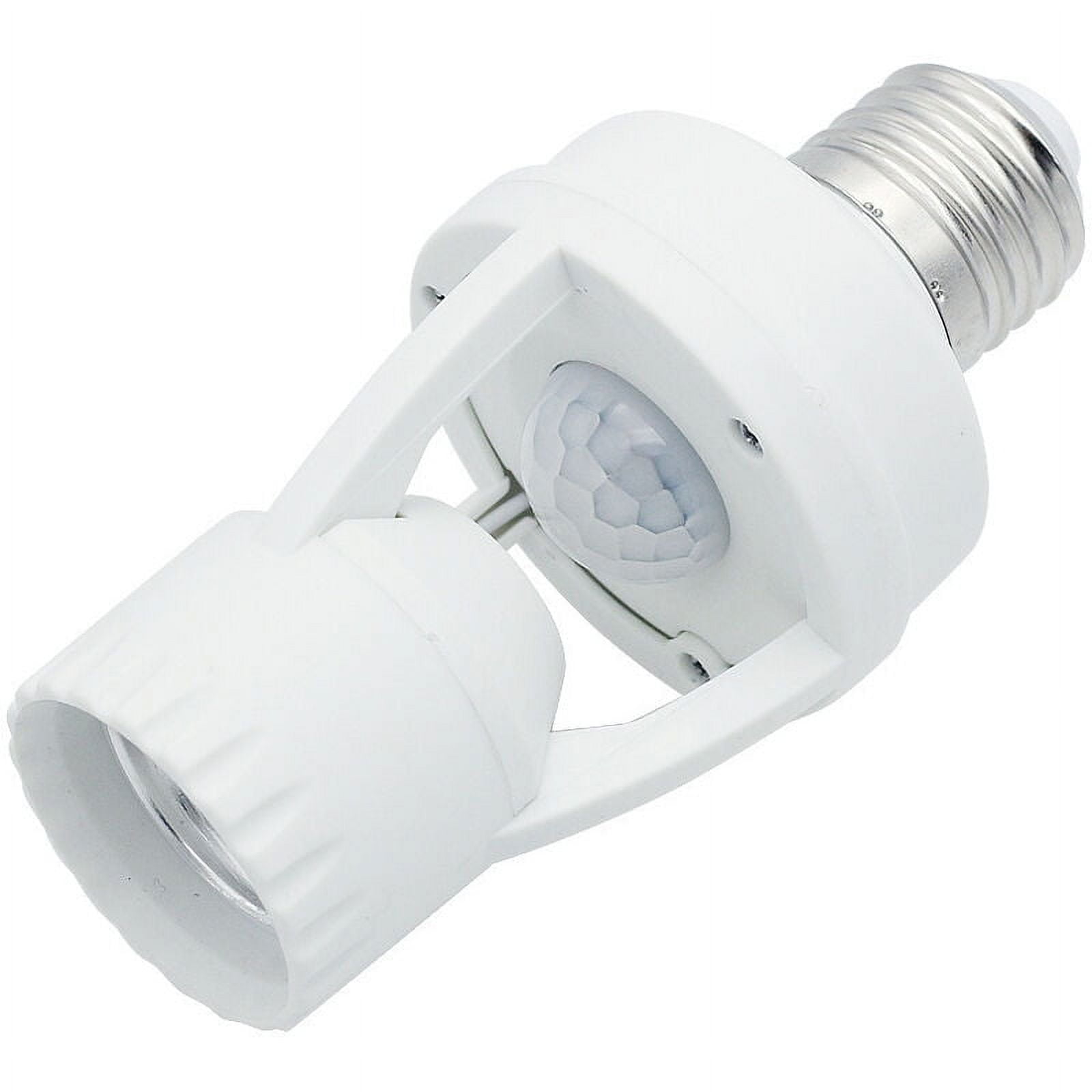 Smart Security Bulb Holder for Enhanced Detection 360° PIR Motion ...