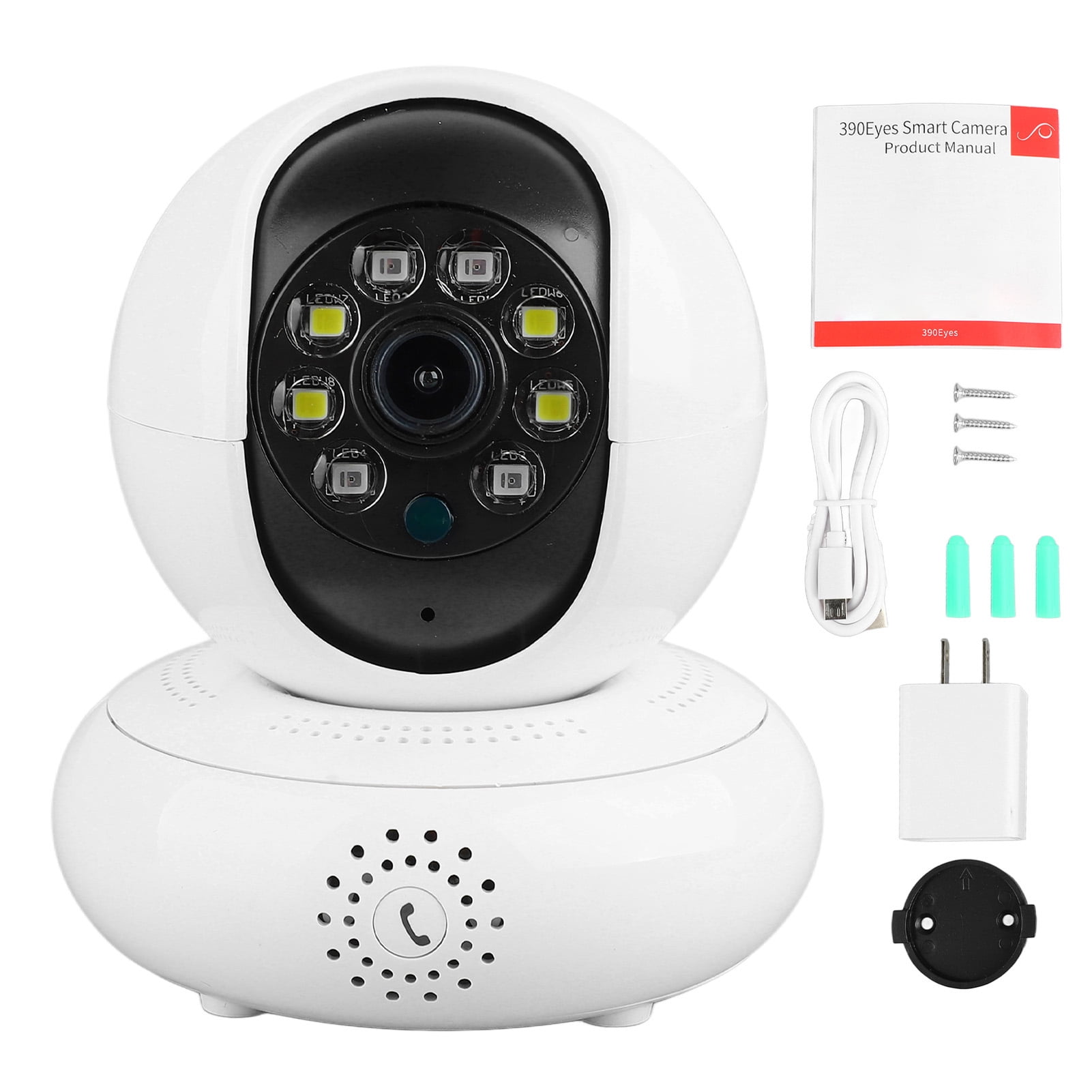 Smart Security Camera Night Vision Panorama Night Vision Motion ...