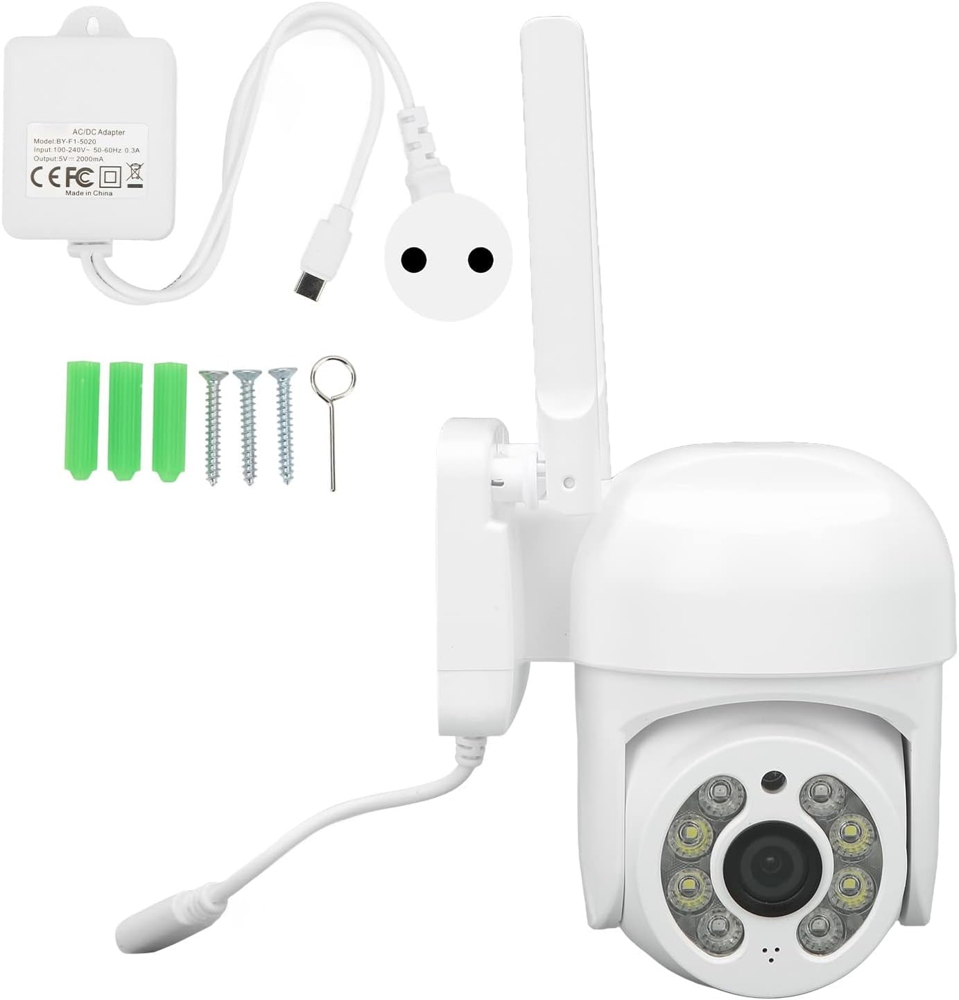 Smart Security Camera, Wifi Security Smart Camera 1080p Remote Control ...