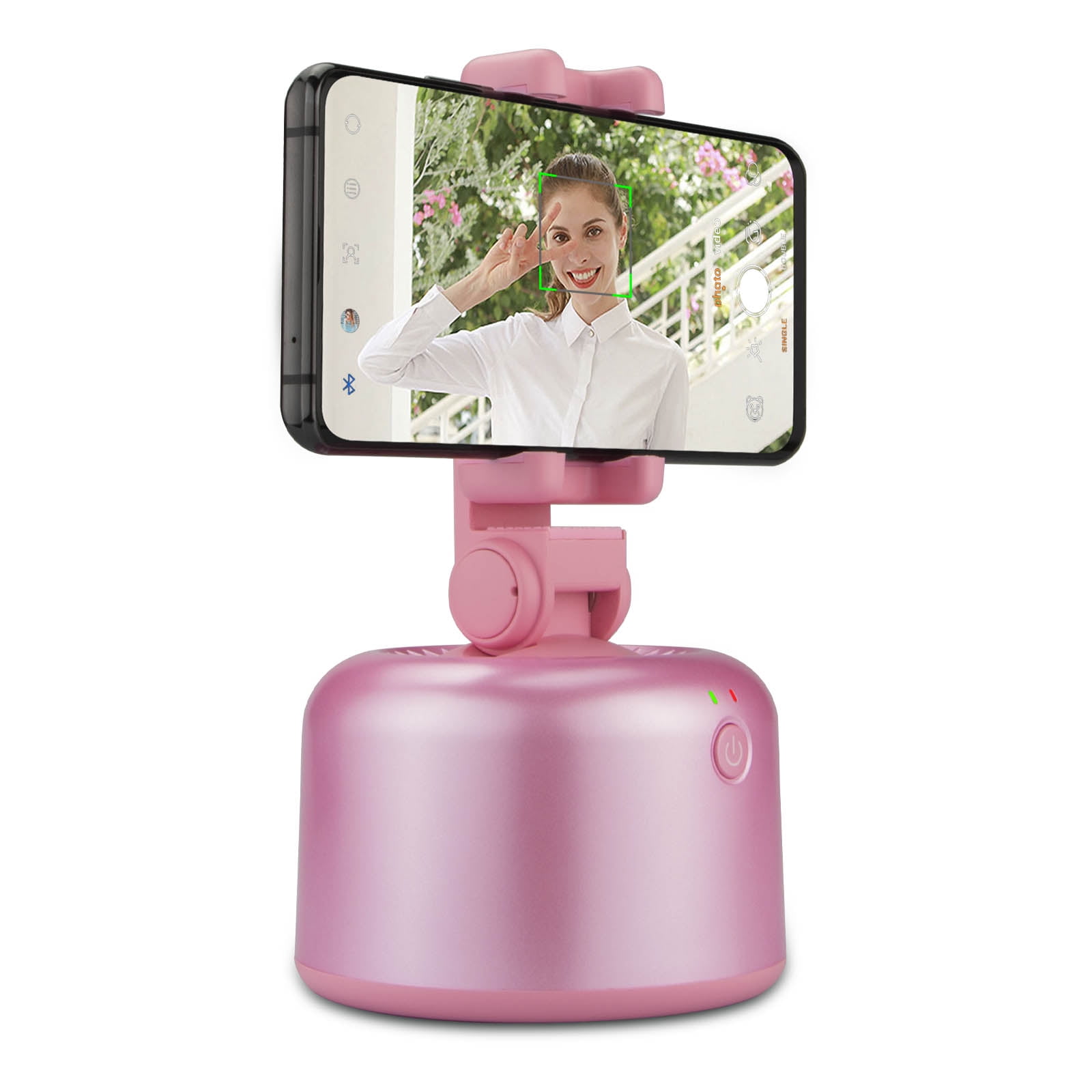 Smart Selfie Stick 360° Rotation Auto Face Object Tracking Live Stream ...