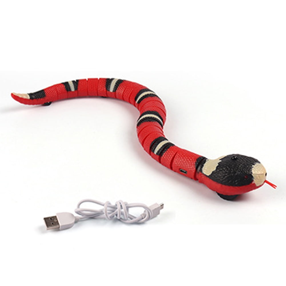 Smart, Rechargeable Electronic Motion Sensor Cat Toy, Snake Teaser with ...