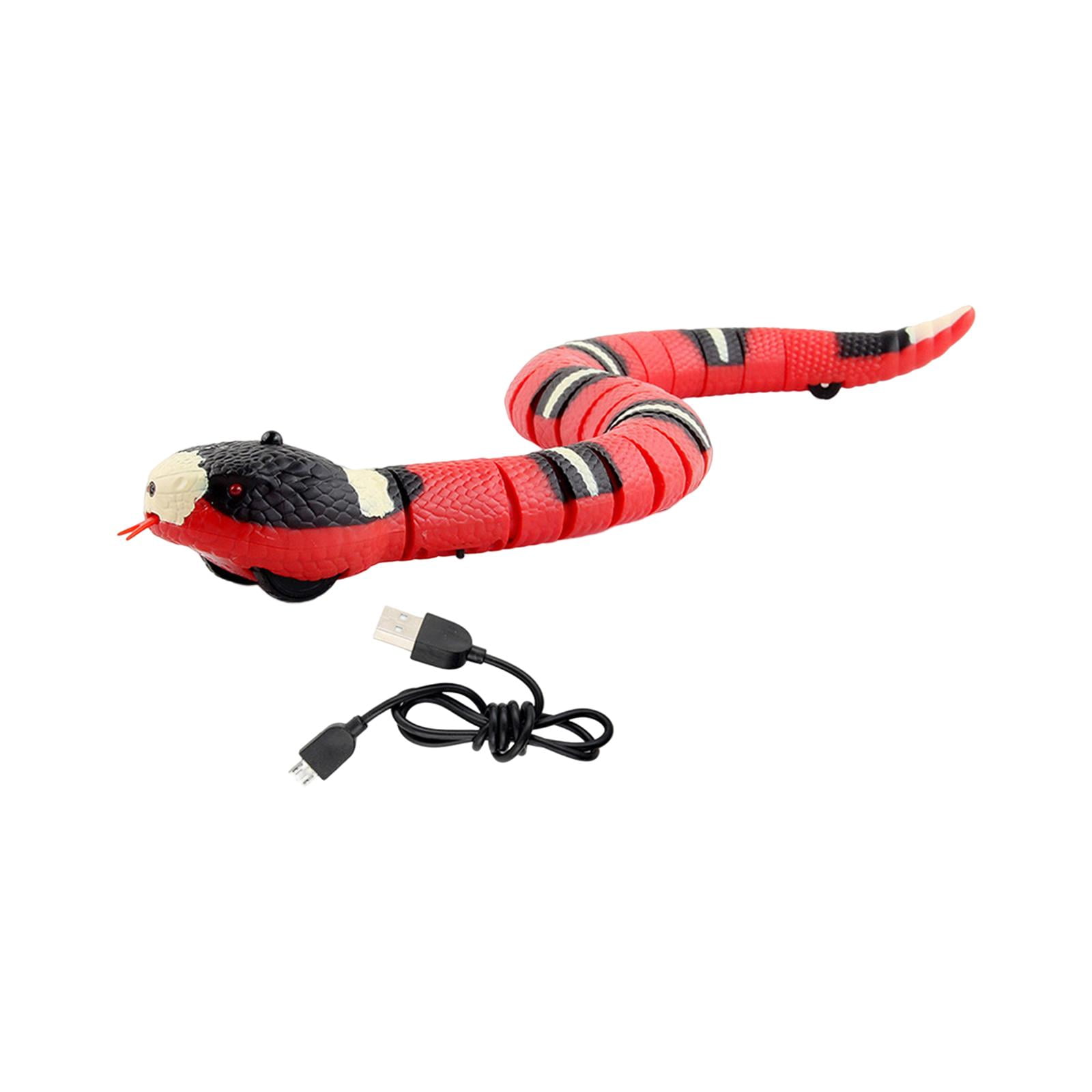 Smart Sensing Snake Realistic Crawling Snake Electric Fake Snake Cat ...