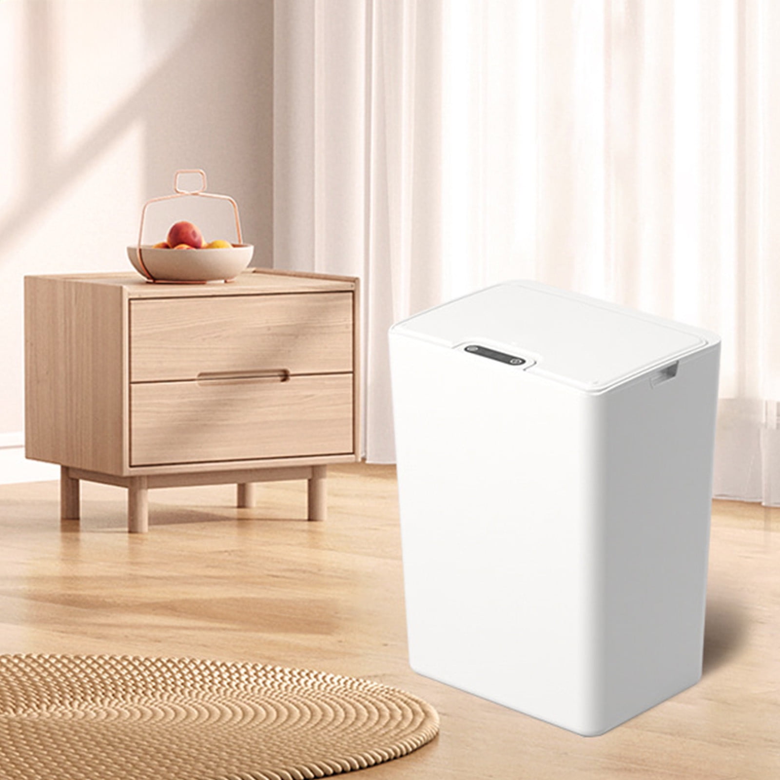 Smart Sensing Trash Can with Lid,Automatic Opening Garbage Can ...