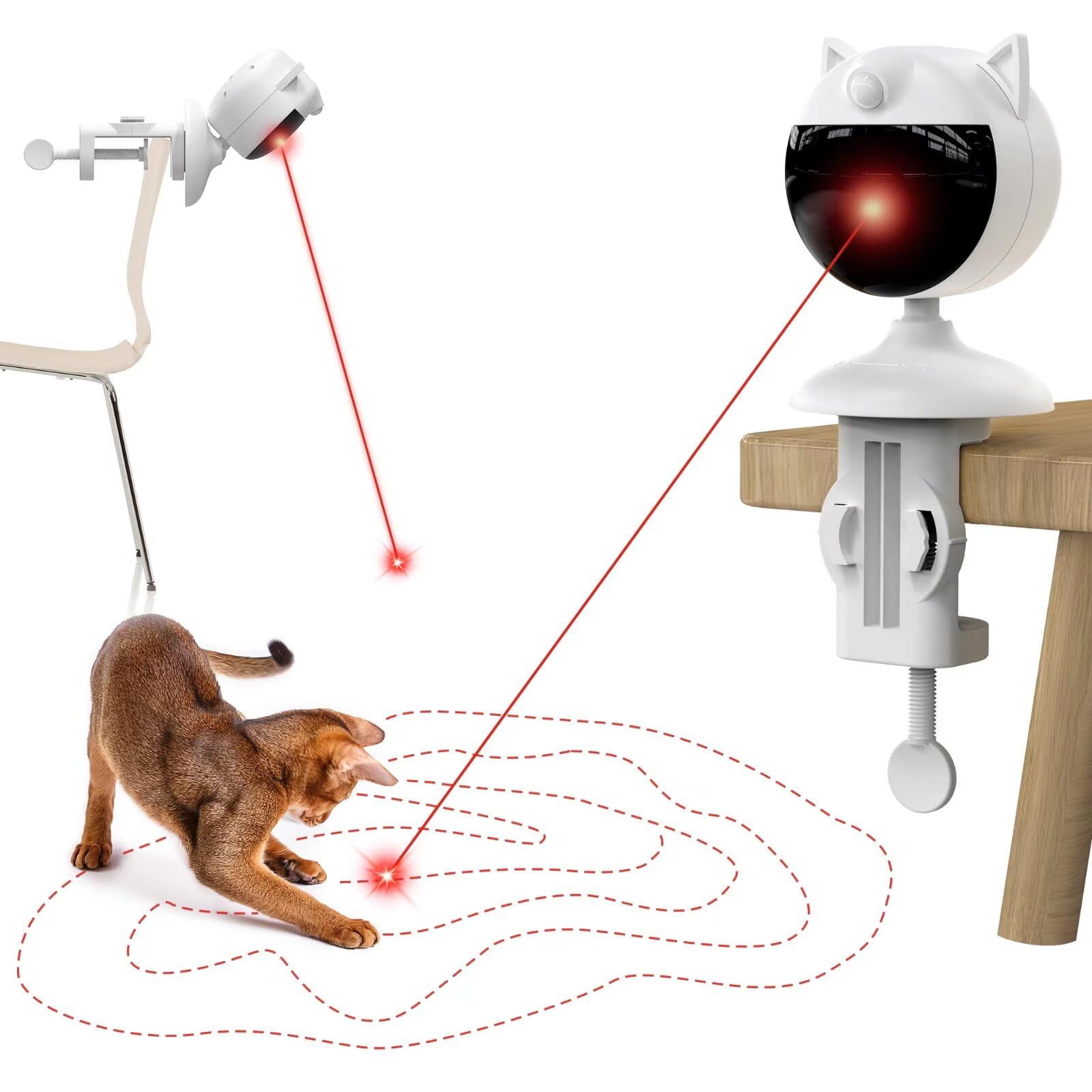 Smart Sensor Cat Laser Toys Interactive, Motion Activated Truly Random ...