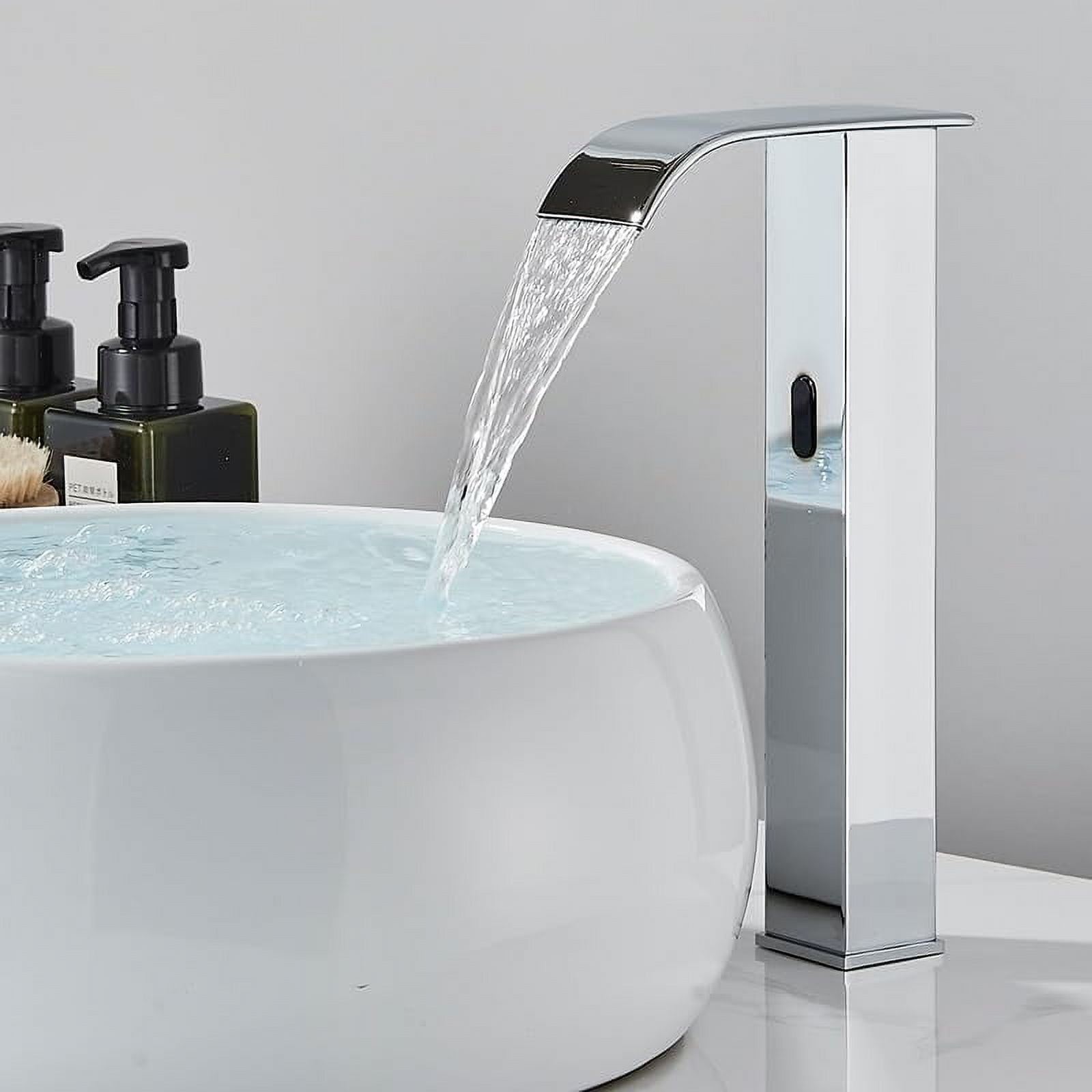 Smart Sensor Single Cold Bathroom Basin Faucet Intelligent Black ...