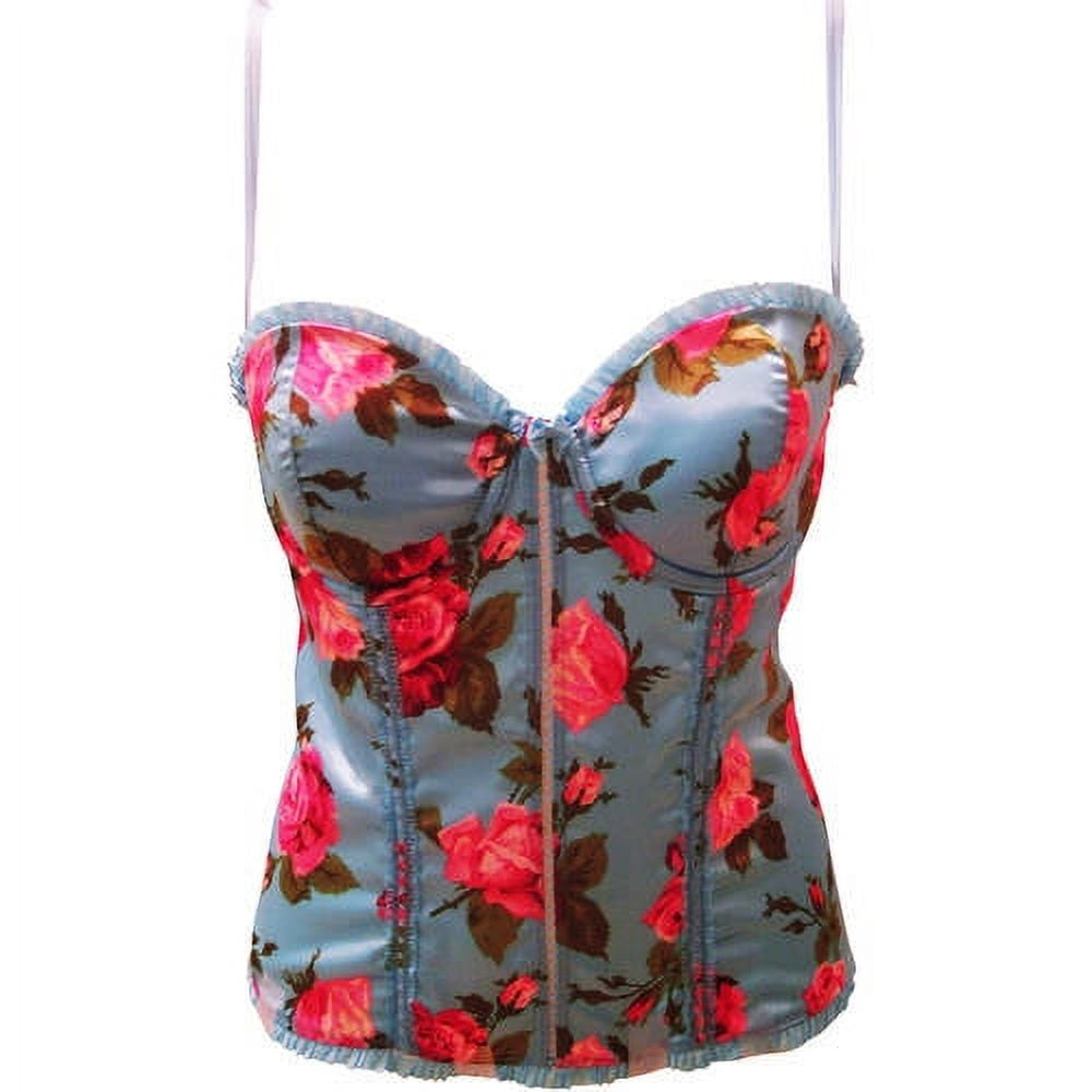Smart & Sexy - Floral Vintage Boudoir Bustier, Style SA115 - Walmart.com