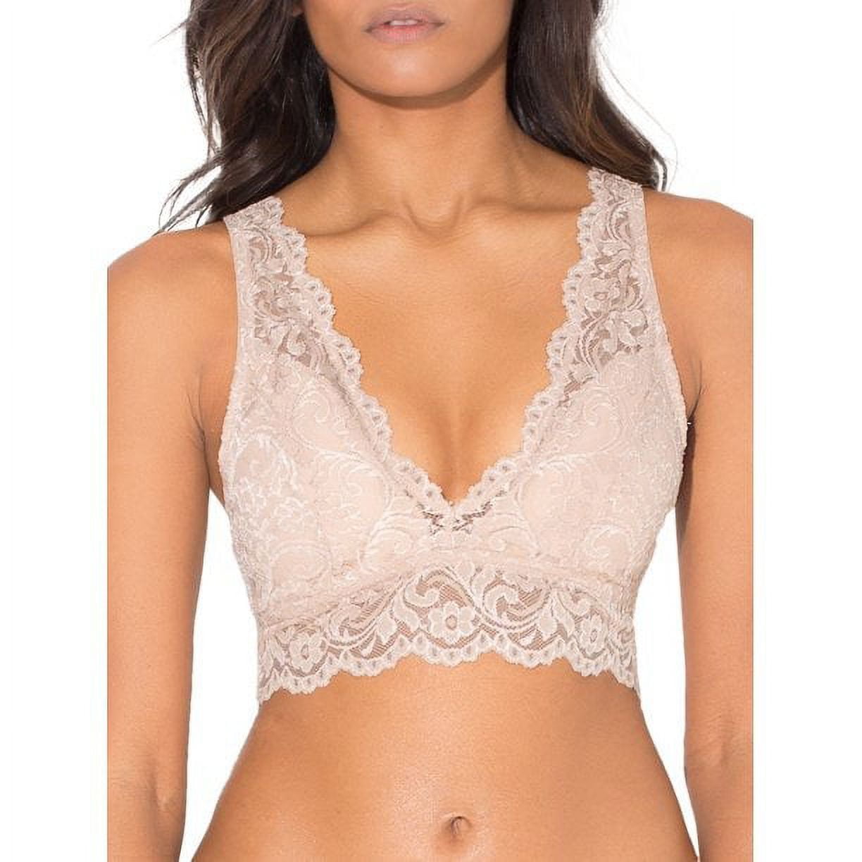 Smart And Sexy In The Buff Black Hue Deep V Bralette 2 Pack Us X Large X