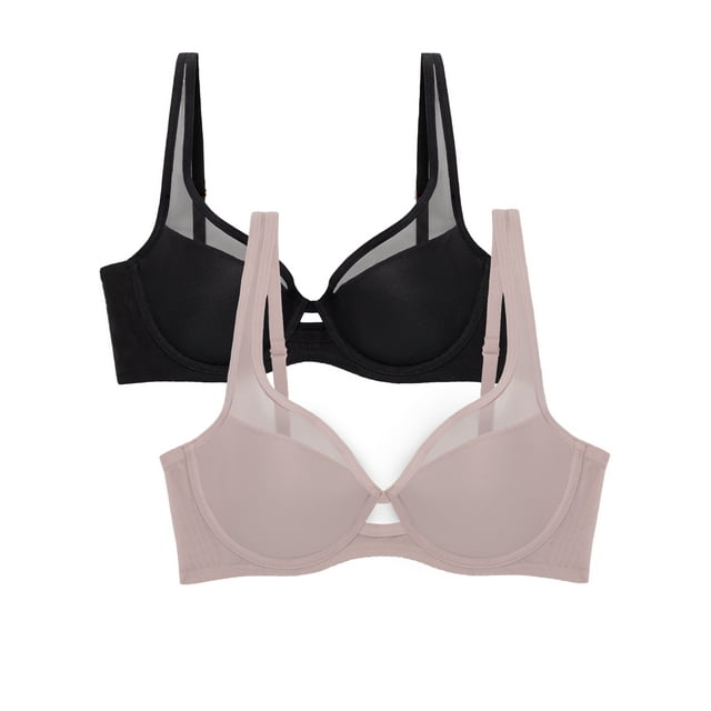 Smart & Sexy Women's Mesh Plunge Bra, Single and 2-Pack - Walmart.com