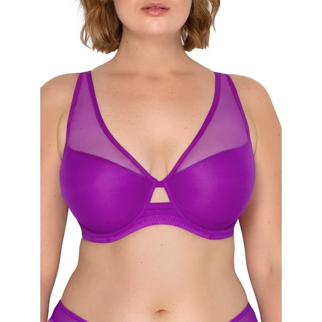 Smart And Sexy Womens Mesh Plunge Bra Style Sa1389