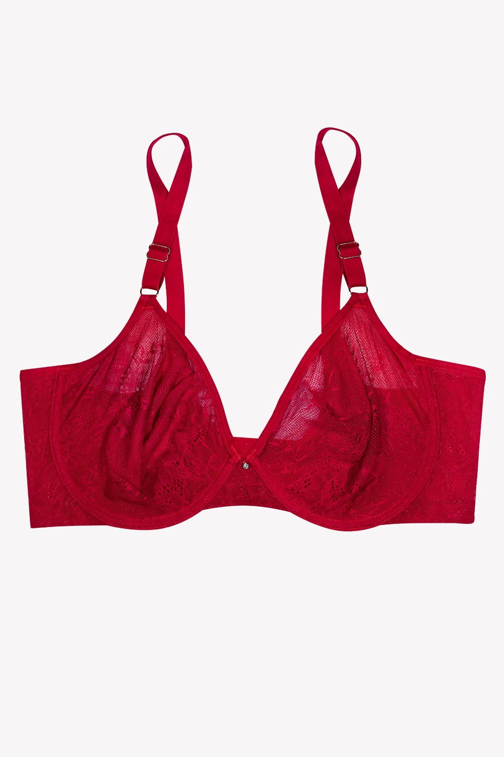Smart & Sexy Sheer Mesh Demi Bra - Plus Size Available - Walmart.com