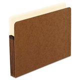 Smart Shield File Pocket, 3.5" Expansion, Letter Size, Red Fiber, 10 ...