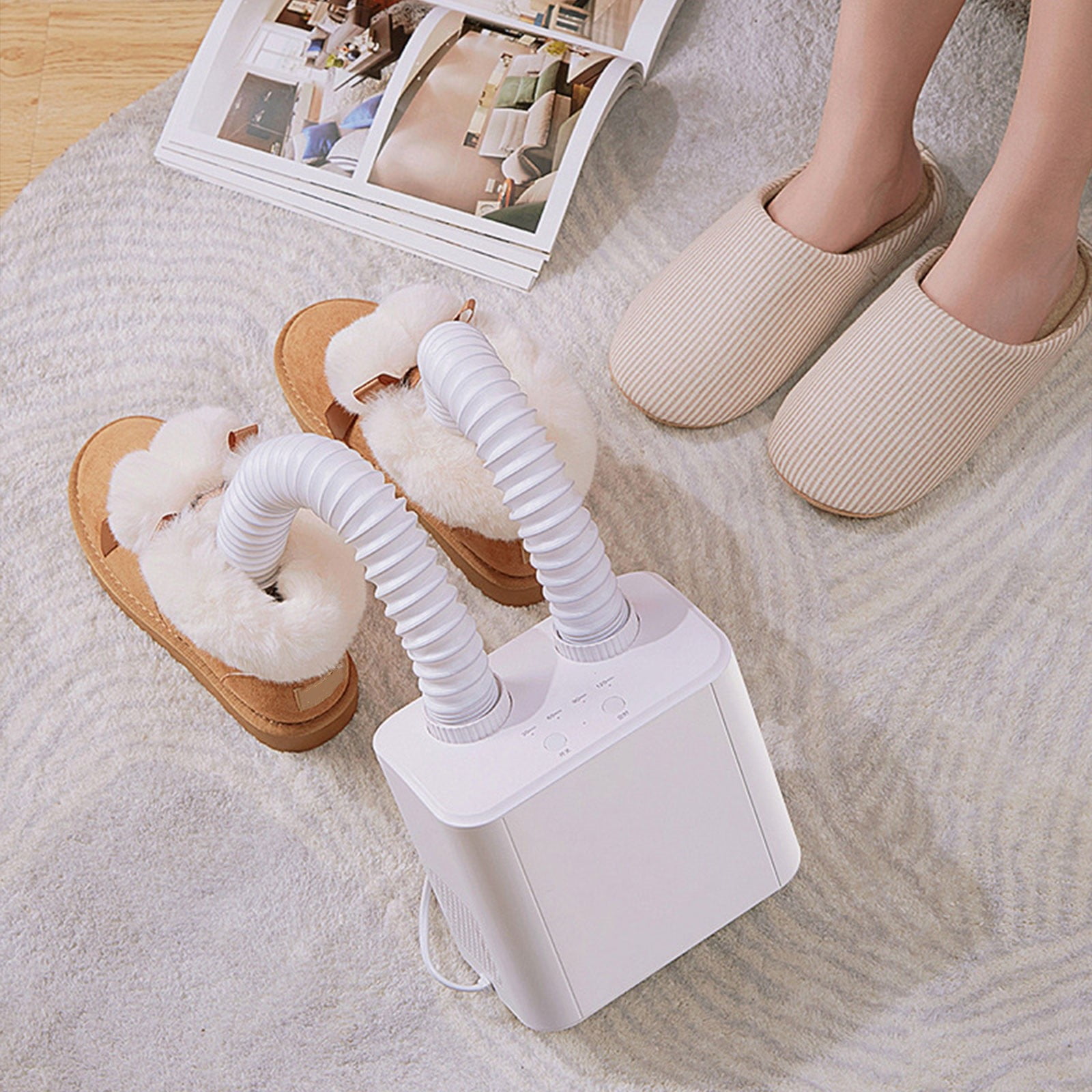 Smart Shoe Dryer & Clothes Dryer - Retractable Home Shoe Dryer with ...