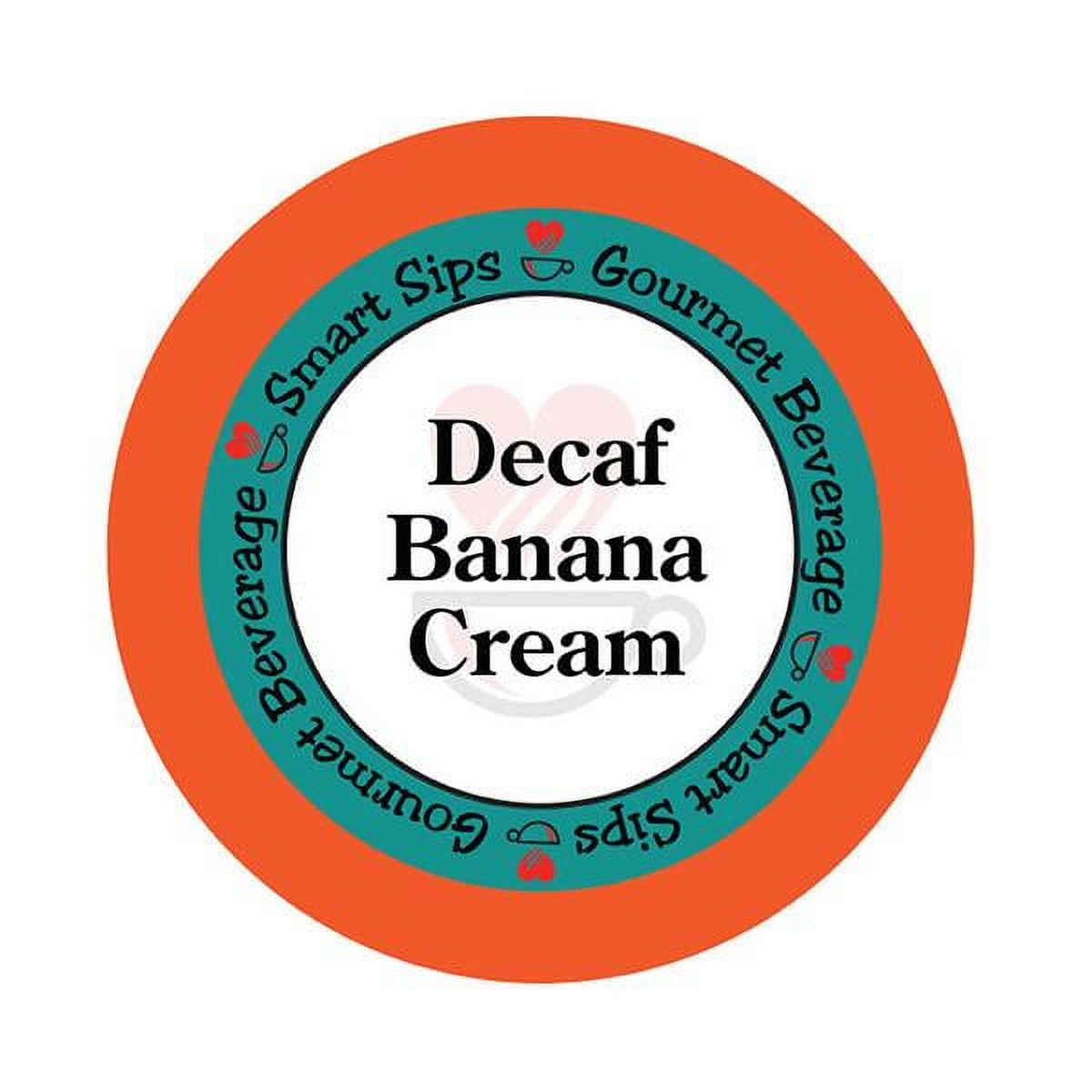 Smart Sips Coffee Decaf Banana Cream Flavored Coffee Single Serve Cups ...