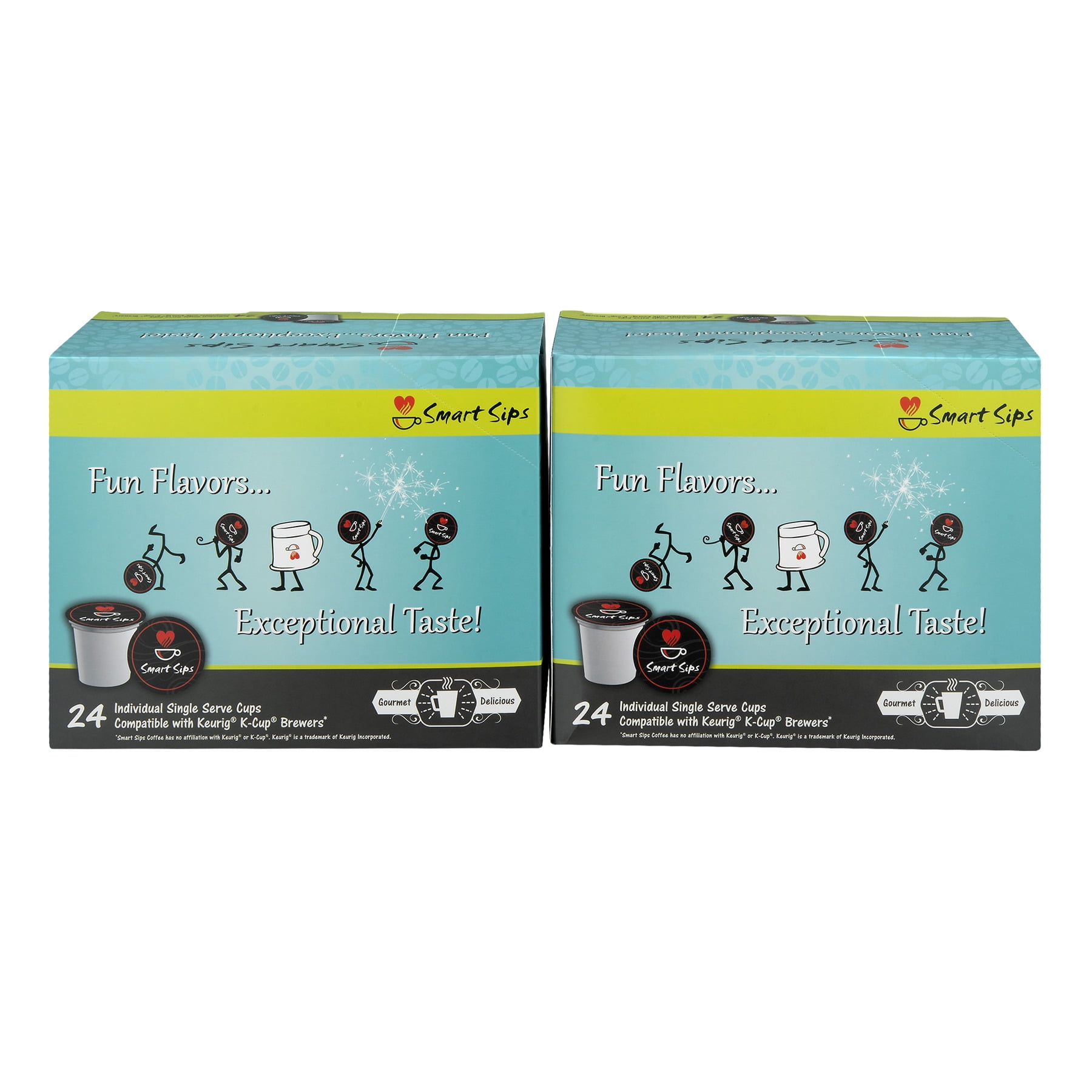 Smart Sips Coffee Decaf Hazelnut Chocolate Chip Flavored Single Serve ...
