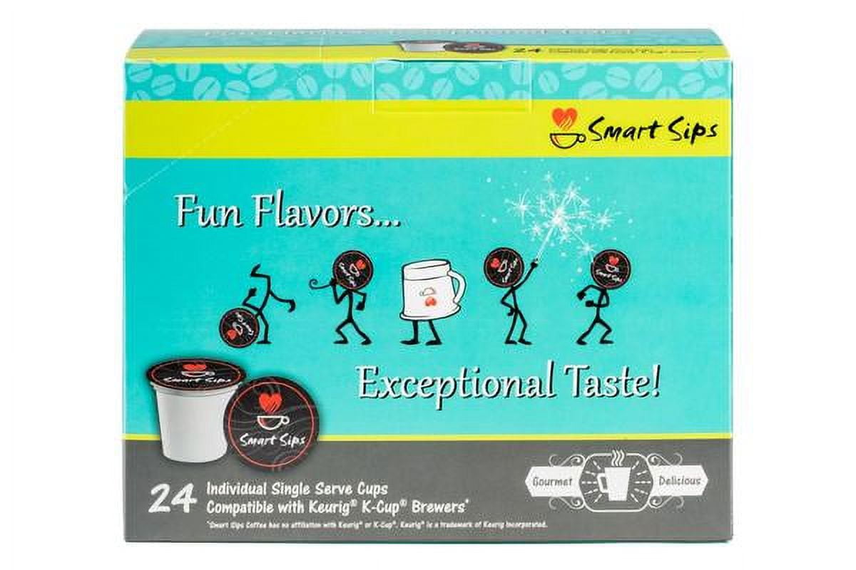 Smart Sips Coffee Pecan Whiskey Flavored Single Serve Coffee Pods, 72 ...