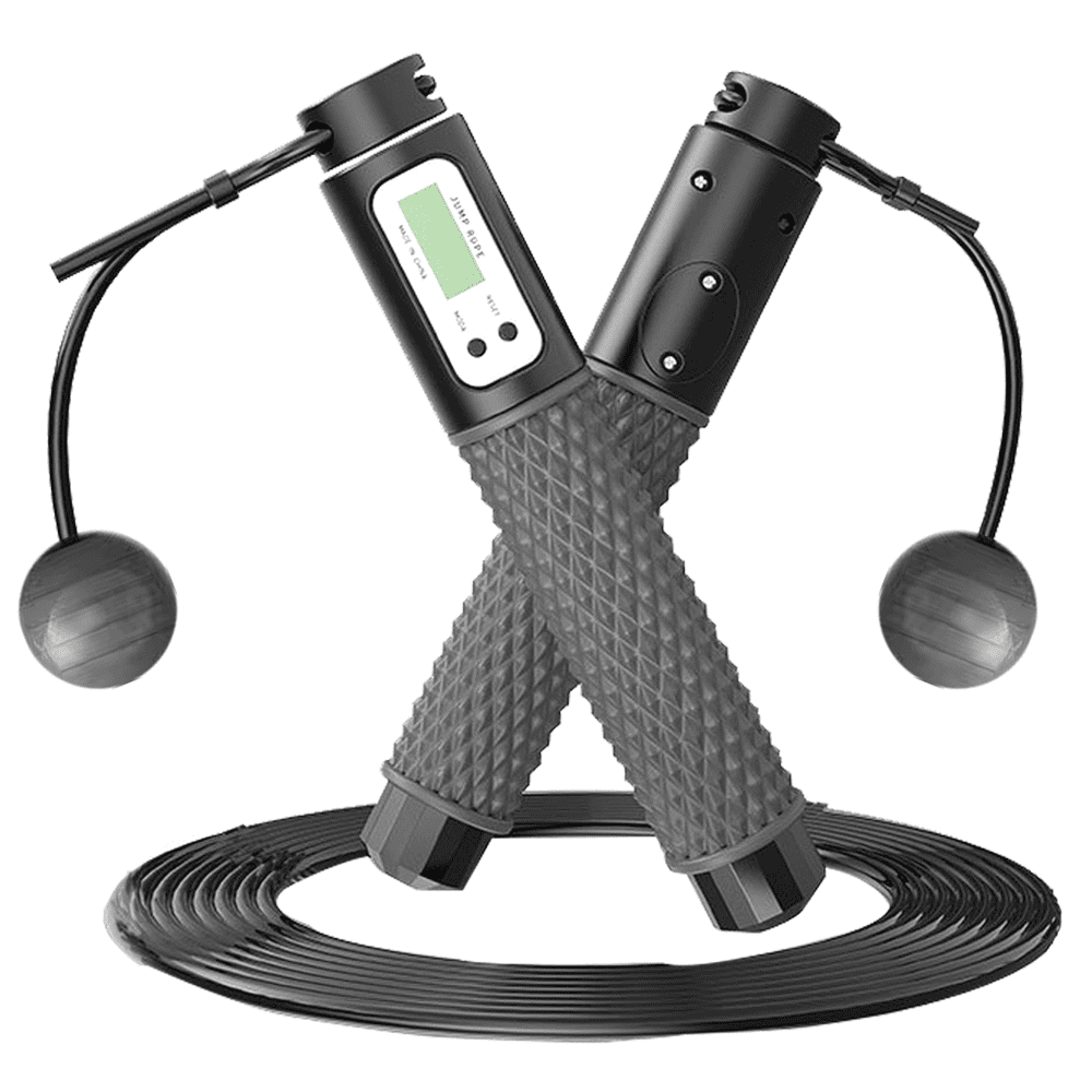 Smart Skipping Rope with Counter, Jump Ropes with Cordless Ball, Burn ...