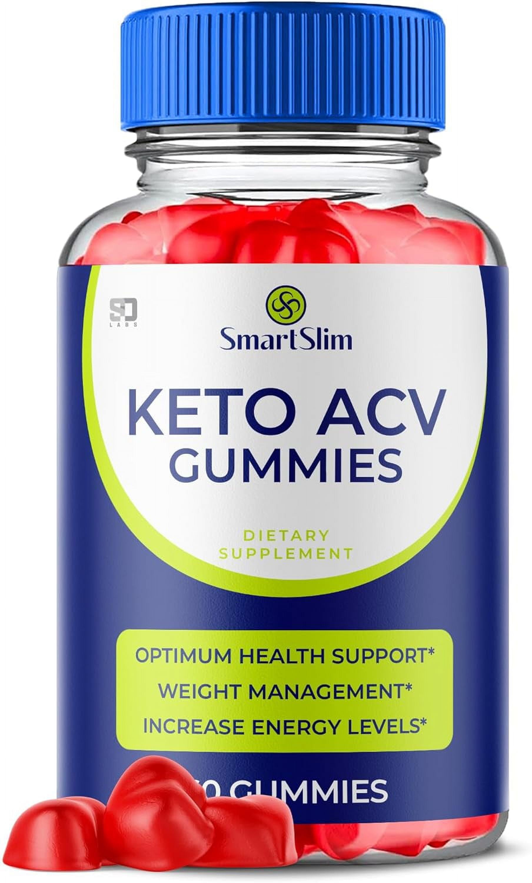 Smart Slim Keto Gummies, Advanced 1000MG Formula, Apple Cider Vinegar ...
