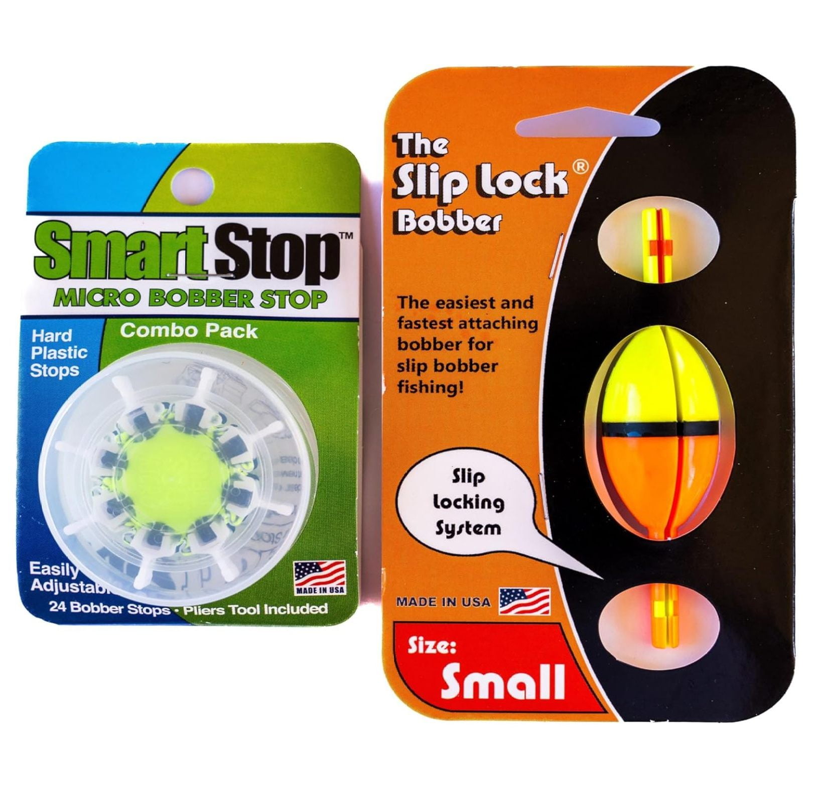 Smart Slip Lock Bobber and Smart Stop Micro Bobber Stop Combo Pack ...