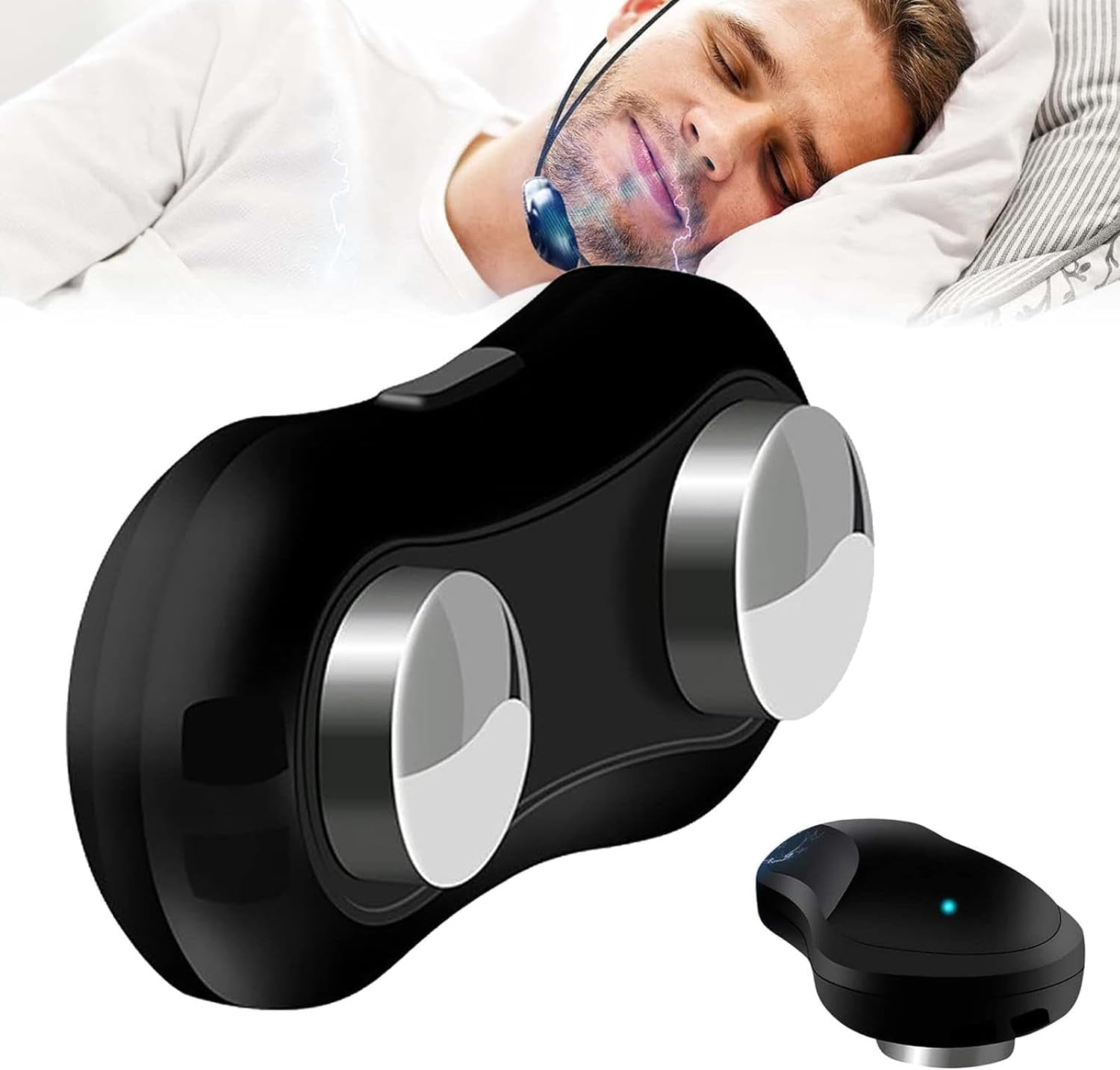 Smart Snore Stopper Device, USB Electronic Smart Anti Snoring Circle ...