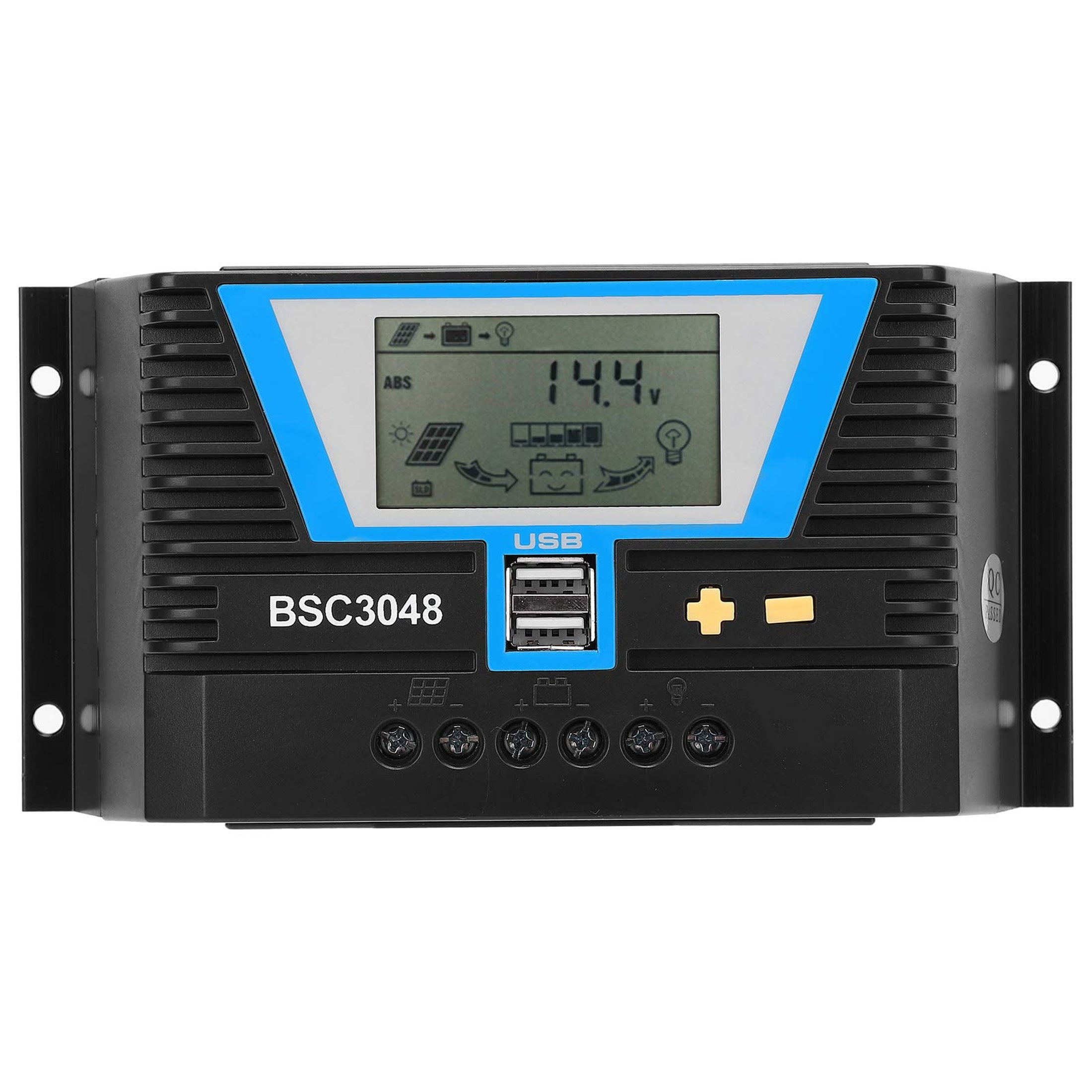 Smart Solar Battery Controller 30A for 12V to 48V Energy Efficiency ...